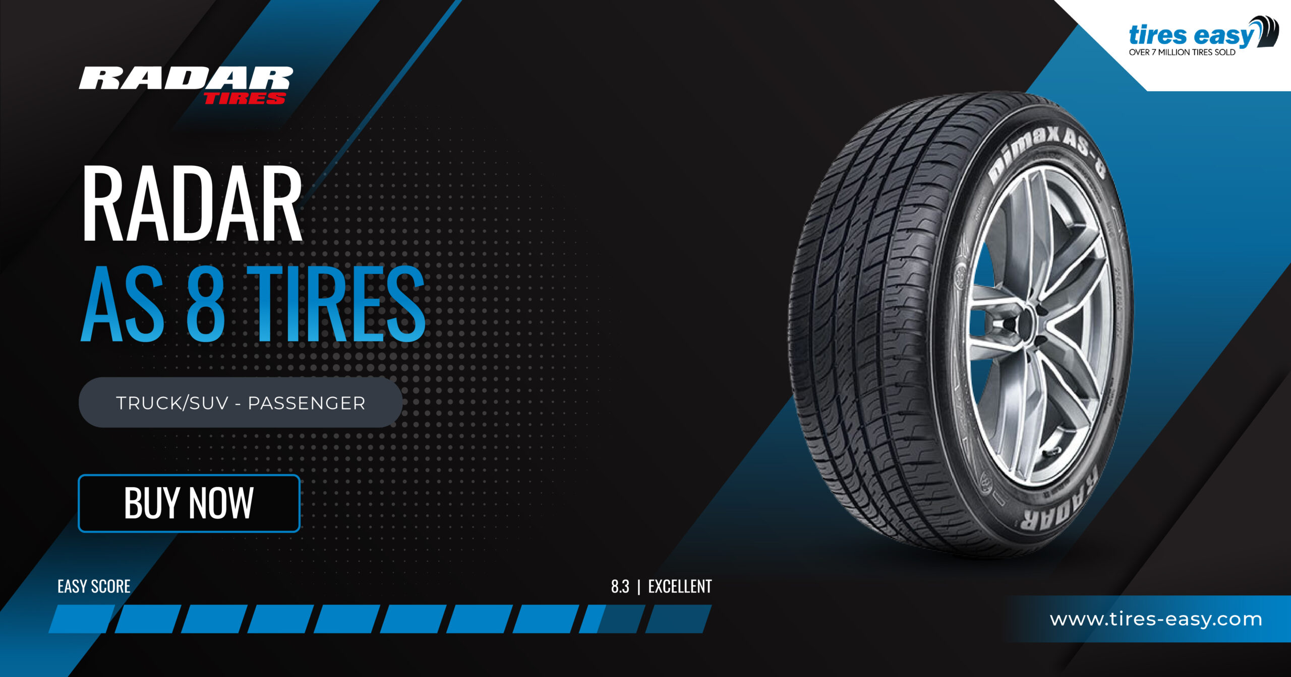 Radar Dimax AS8 and AS-9: Top All-Season Performance Tires