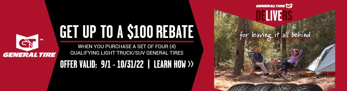General Tire Fall 2022 Rebate | Tires-easy.com