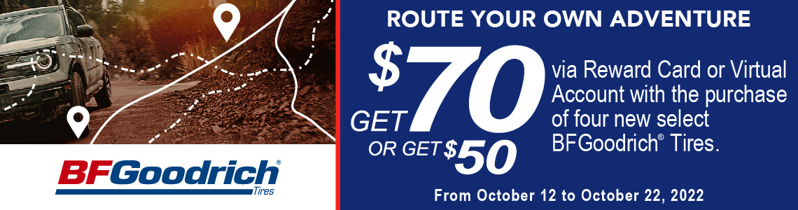 BFGoodrich Fall 2022 Promotion | Tires-easy.com
